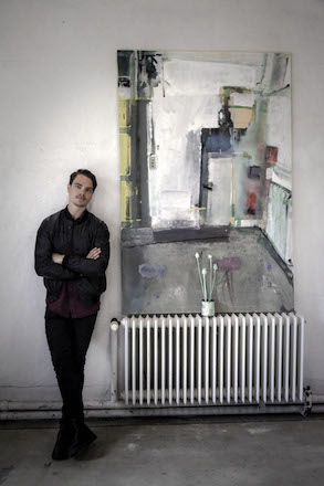 Portrait of painter Ryan Schroeder – The Woven Tale Press