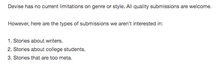 Guidelines for submissions for Devise Literary magazine – The Woven ...