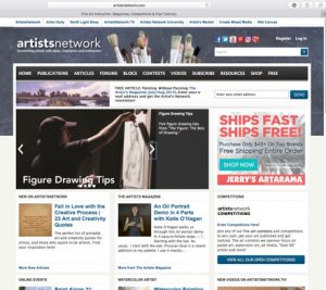 Site Review: ArtistsNetwork.com – The Woven Tale Press