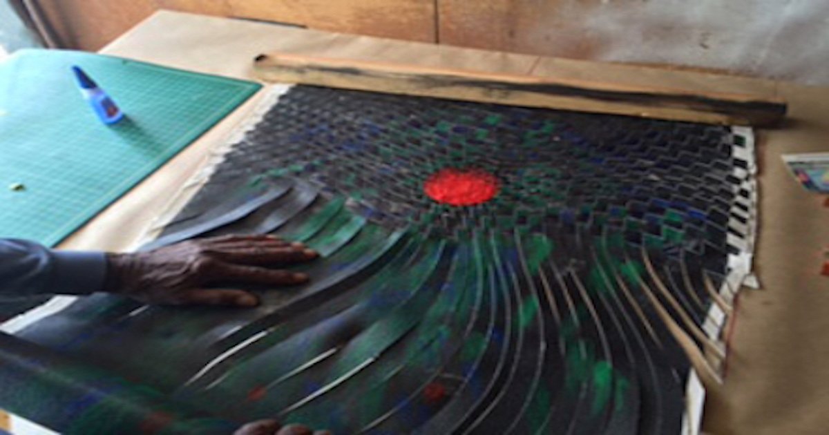 Artist Mohan Sundaresan weaving together two separate paintings – The ...