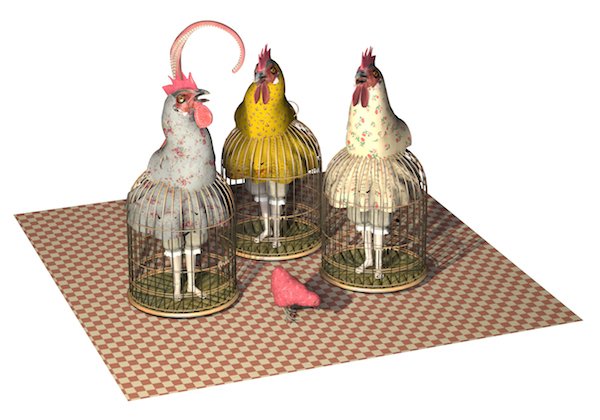 The 3d digital set of one of Don Bergland’s paintings – The Woven Tale ...