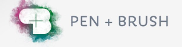 Pen + Brush logo – The Woven Tale Press